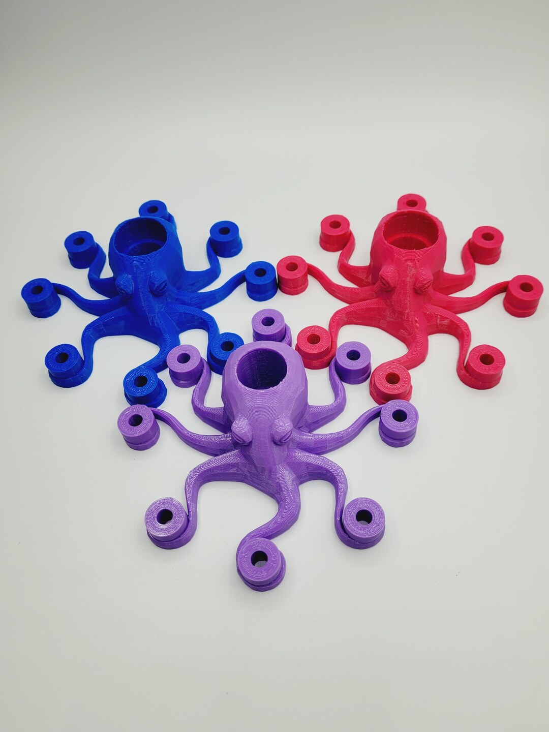 Octopus Pvc/pen Holder (semi-universal) - Etsy