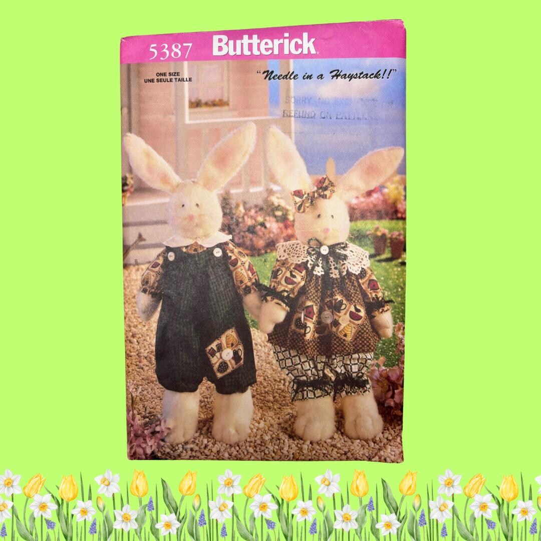 Butterick 5387, Vintage 90s Sewing Pattern, One Size, 13” Baby ...