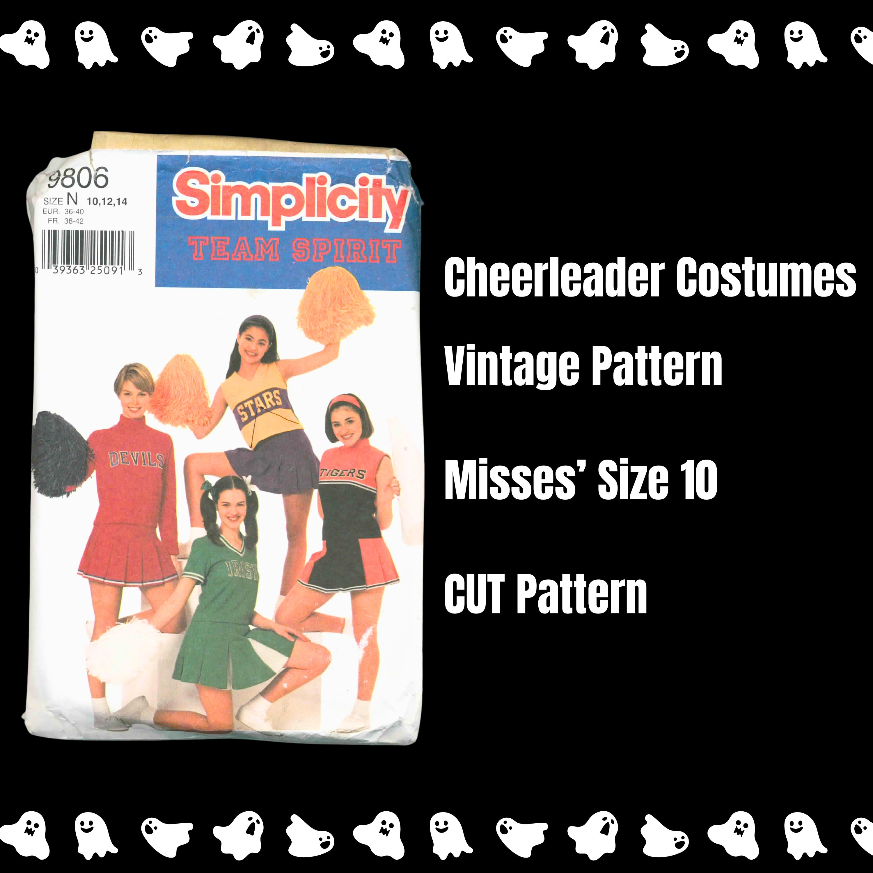 Simplicity 9806, Vintage Costume Sewing Pattern, Misses’ Size 10 ...