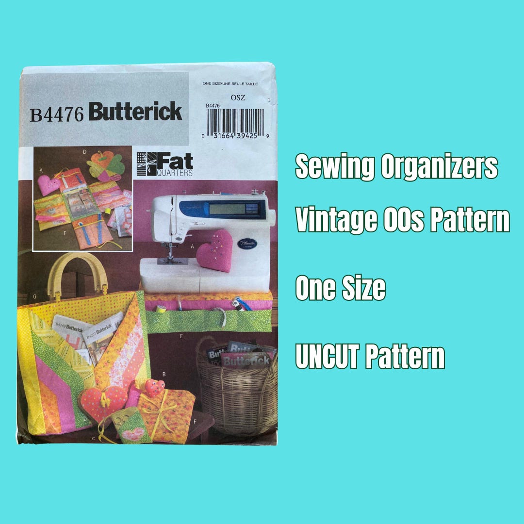 Butterick B4476, Vintage Sewing Pattern, Fat Quarters Sewing ...