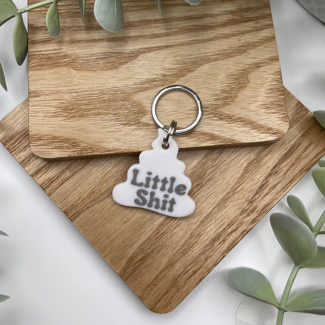 Poop Personalised 3D Printed Dog Tag, Custom, Sustainable, Customized ...