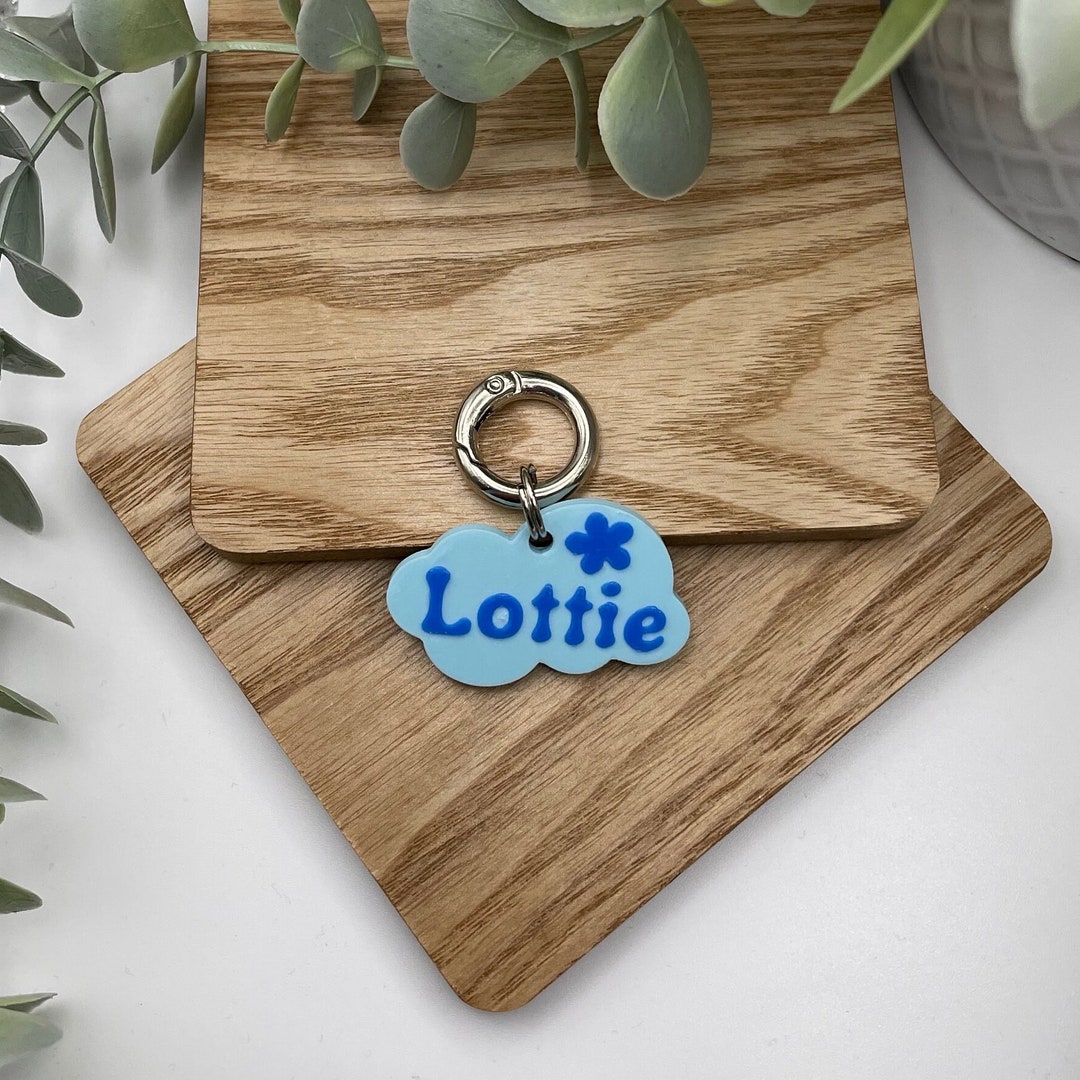 Nimbus Personalised 3D Printed Dog Tag, Customisable, Sustainable - Etsy