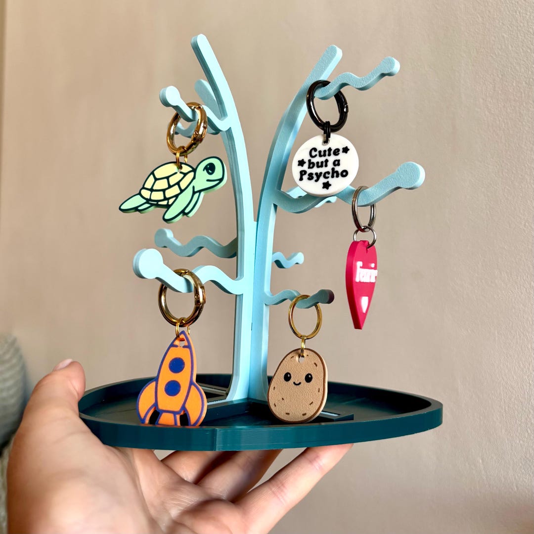 3D Printed Dog Tag Tree: Bioplastic Pet ID Organiser - Etsy