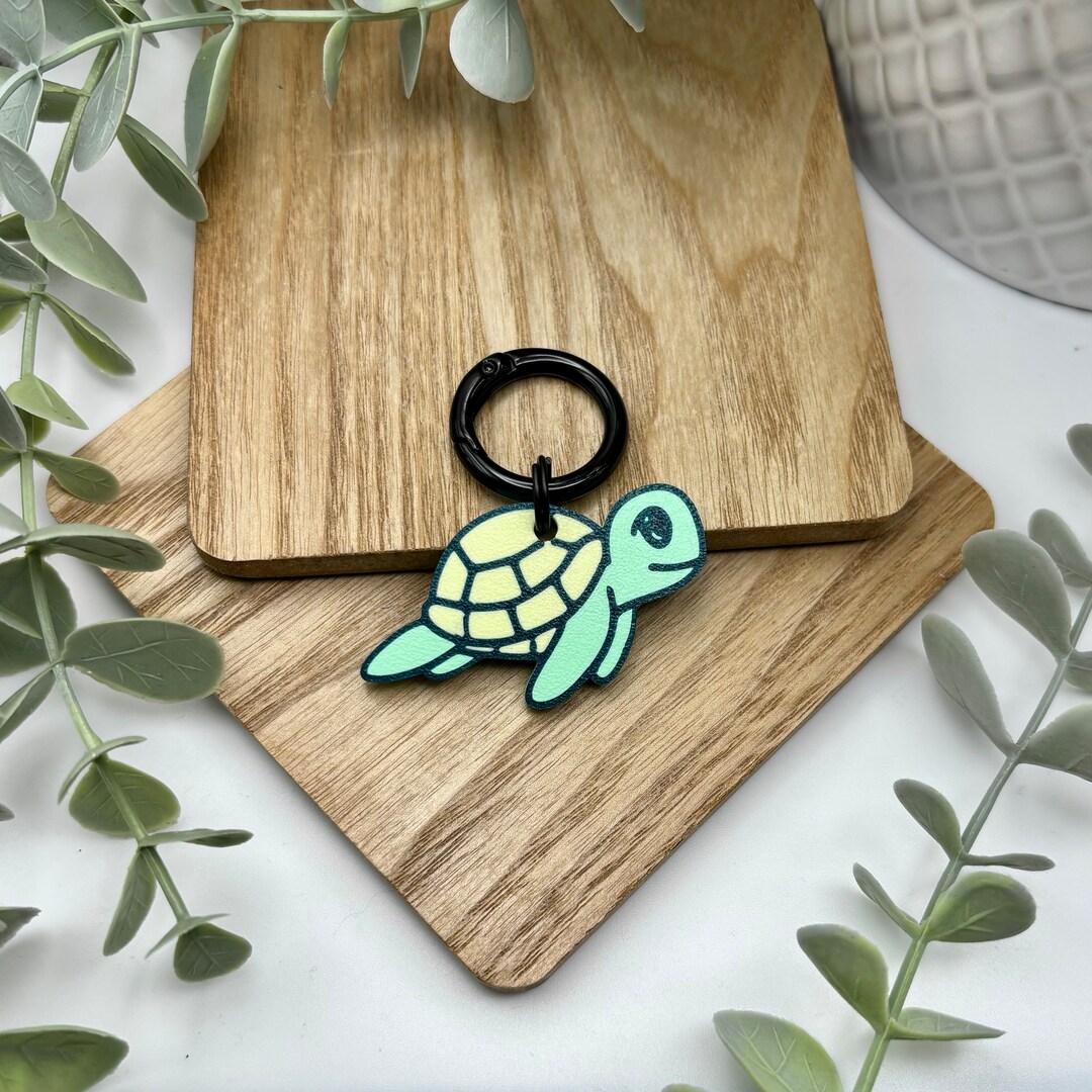 Sea Turtle Tag Parlows Boutique Collab, Dog Tag, Custom, Sustainable ...