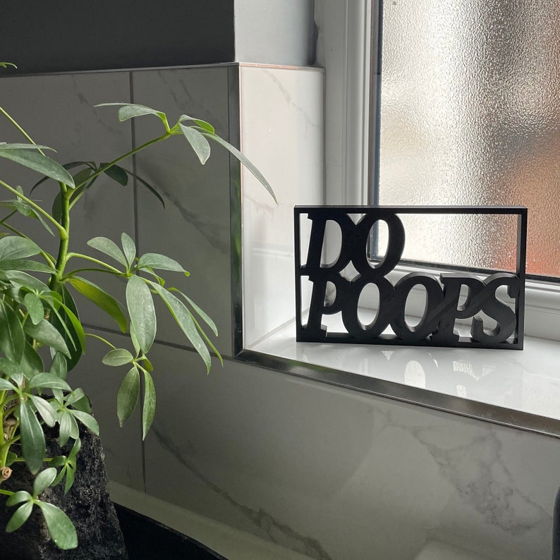 Do Poops Bathroom Sign 3D Printed Bathroom Decoration - Etsy