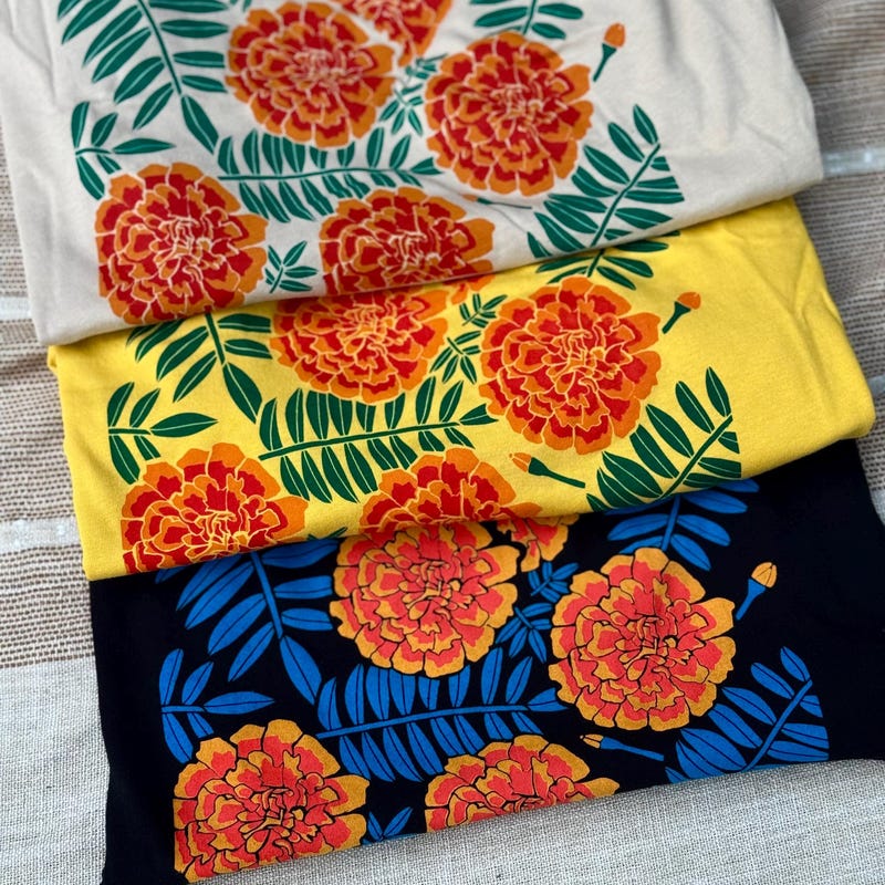 Marigold Print - Etsy