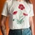 Poppy Flower Crop Top, Screen Printed, Hand Printed, Wildflowers - Etsy