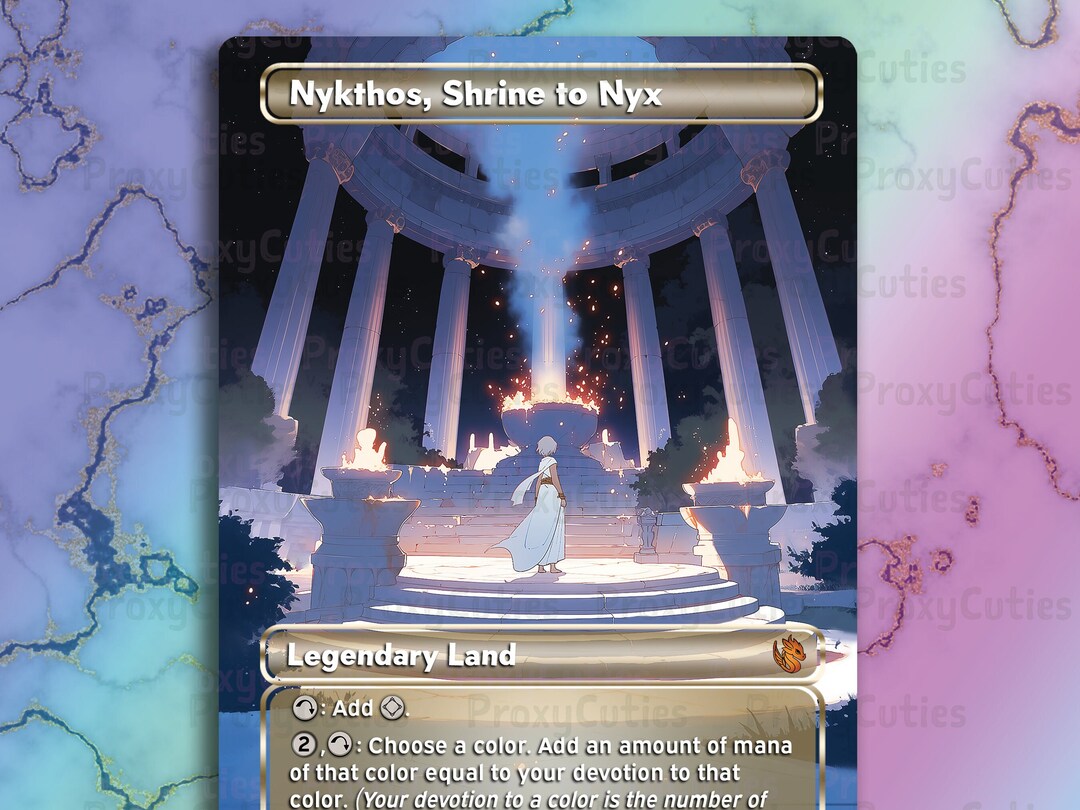 Nykthos, Shrine to Nyx Proxy Card - Etsy