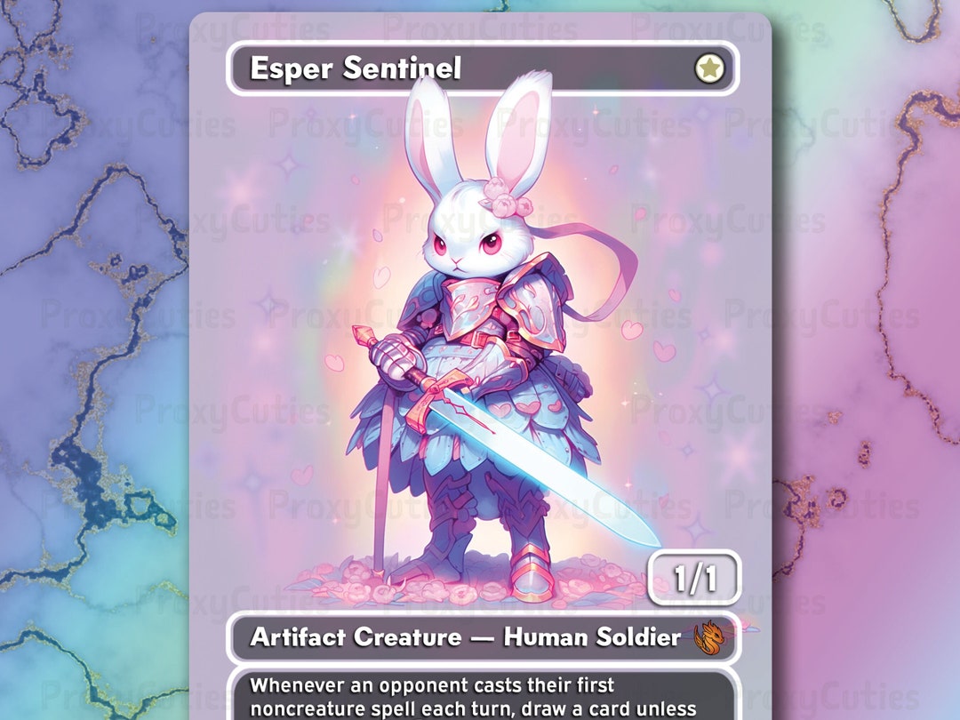 Esper Sentinel Proxy Card Cute Edition - Etsy
