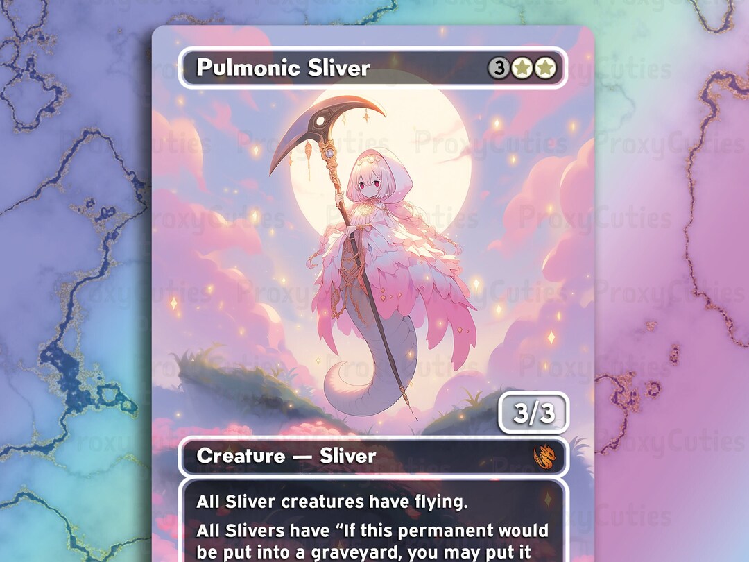 Pulmonic Sliver Cute Proxy Card - Etsy