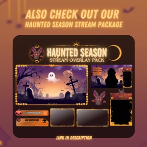 37 Haunted Season Panels | for Twitch | OBS | Vtuber Panels | Stream ...