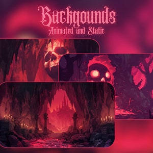 Royal Vampire Stream Overlay Bundle for Twitch | Cute Twitch Pack | OBS ...