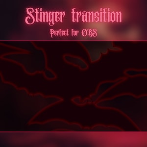 Royal Vampire Stream Overlay Bundle for Twitch | Cute Twitch Pack | OBS ...