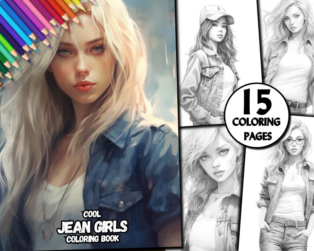 15 Cool Jean Girls Digital Coloring Book, Jean Girls Coloring Pages ...