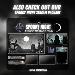 6 Spooky Night Alerts | for Twitch | OBS | Vtuber Alerts | Clean Stream ...