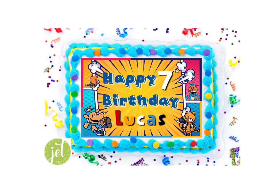 Dog Man Cake Topper - Etsy