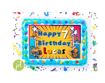 Dog Man Birthday Theme / Dogman / Cake Topper - Etsy