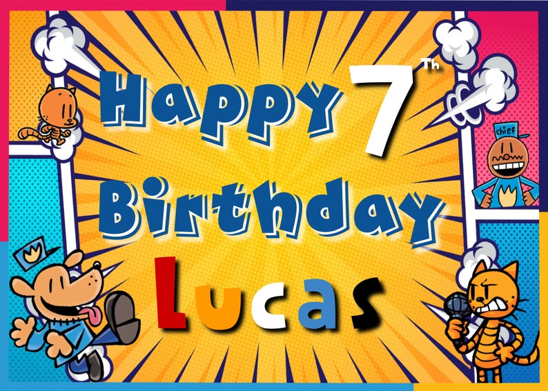 Dog Man Cake Topper - Etsy