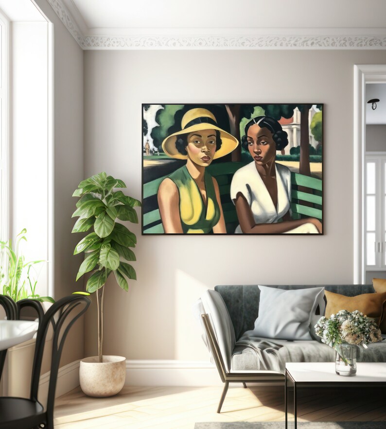 1920s Style Wall Art PRINTABLE DIGITAL DOWNLOAD American Realism Wall ...