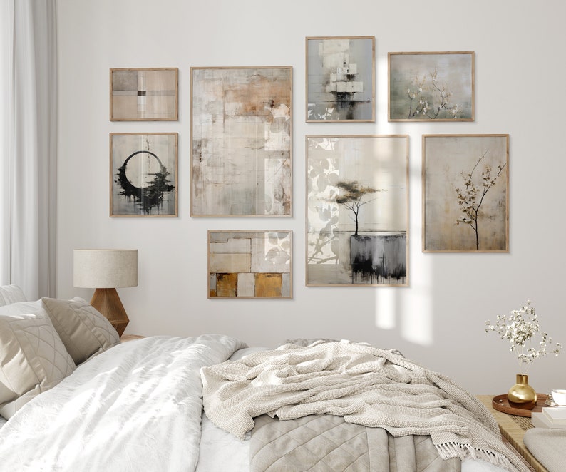 Japandi Wall Art SET of 30 Wabi Sabi Wall Art Prints Abstract Wall Art Set Wabi Sabi Prints ...