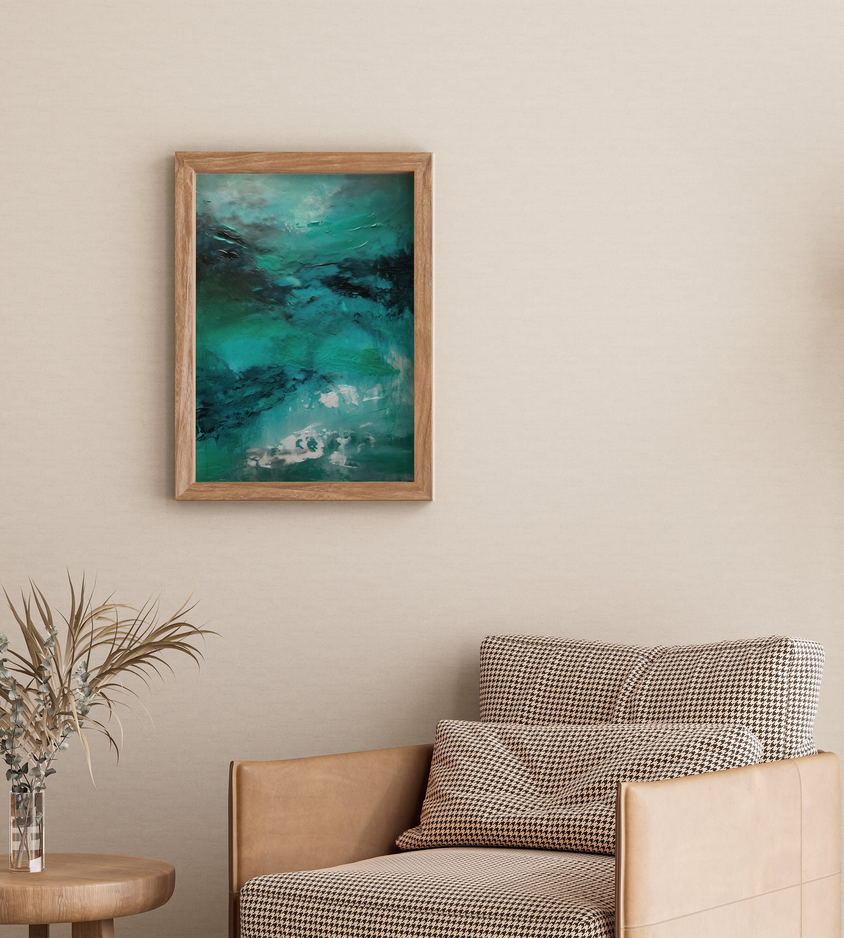 PRINTABLE Abstract Art Seascape Original Painting Nautical Wall Art ...