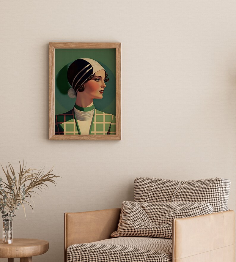 PRINTABLE Art Deco 1920s Wall Art Print Flapper Art Deco Print 1920s ...