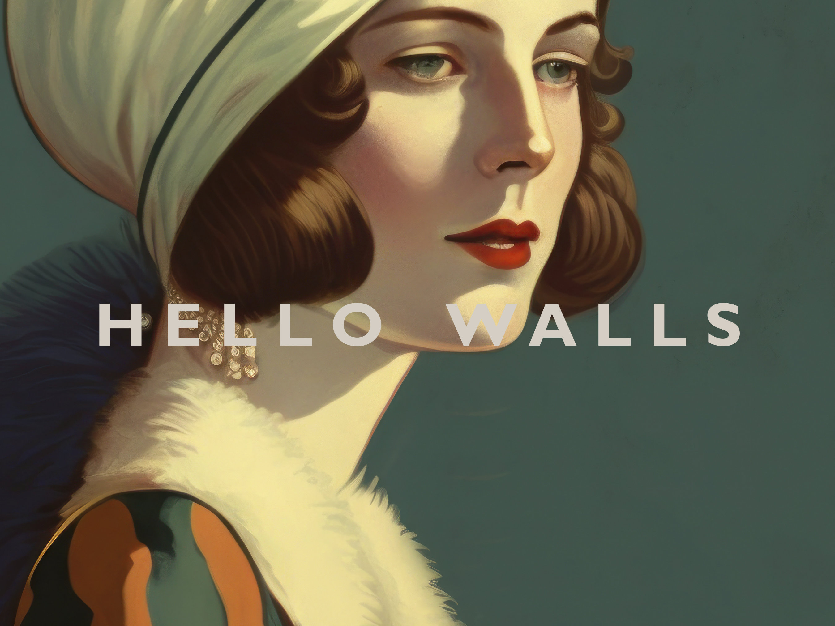 PRINTABLE Art Deco 1920s Wall Art High Res Original Art Flapper Woman ...