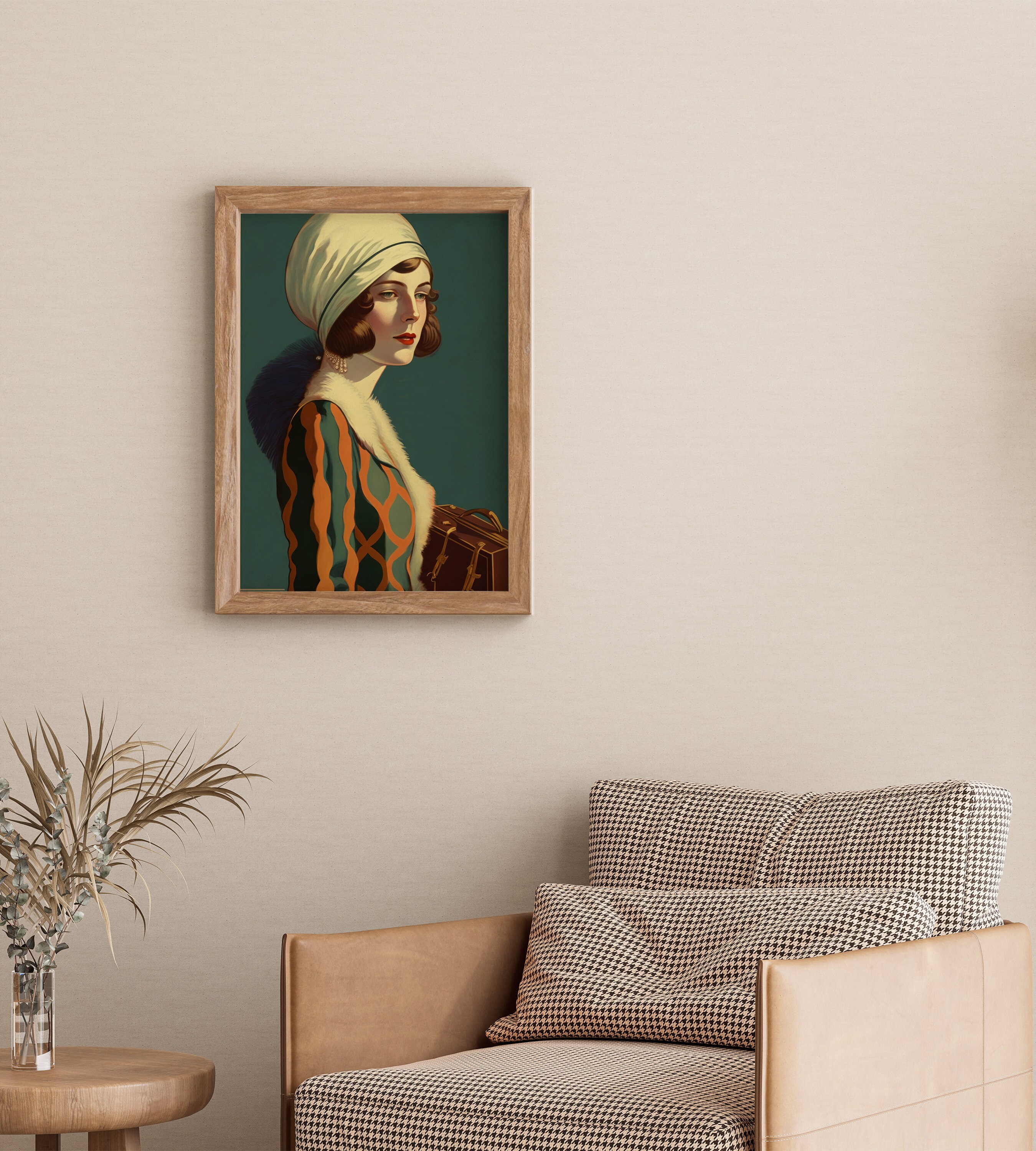PRINTABLE Art Deco 1920s Wall Art High Res Original Art Flapper Woman ...