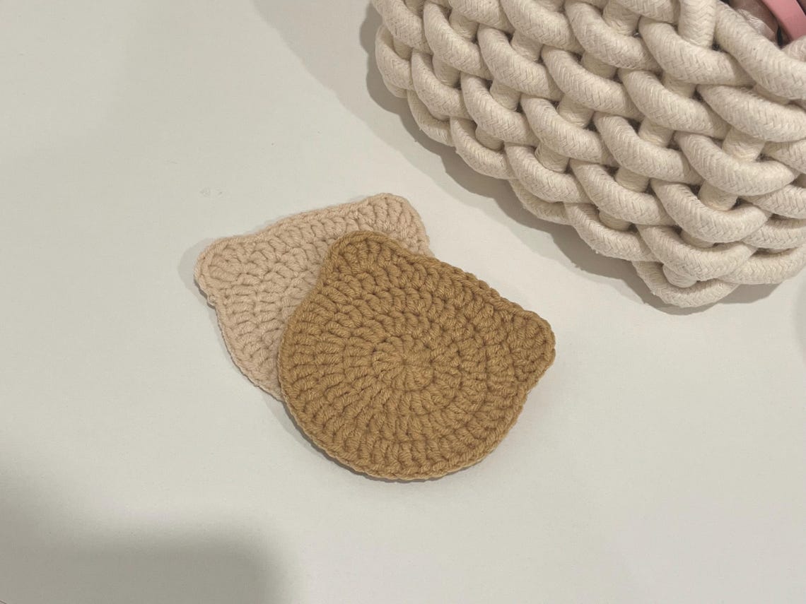PDF Crochet Bear Coaster , Beginner-friendly Crochet Pattern, Crochet ...
