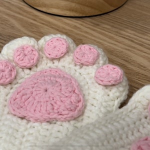 PDF Crochet Cat Paw Fingerless Gloves, Beginner-friendly Crochet ...