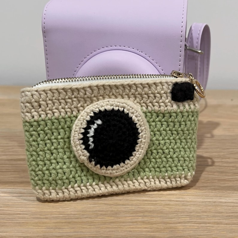 FREE - PDF Crochet Retro Camera Pouch Pattern, Beginner-friendly ...
