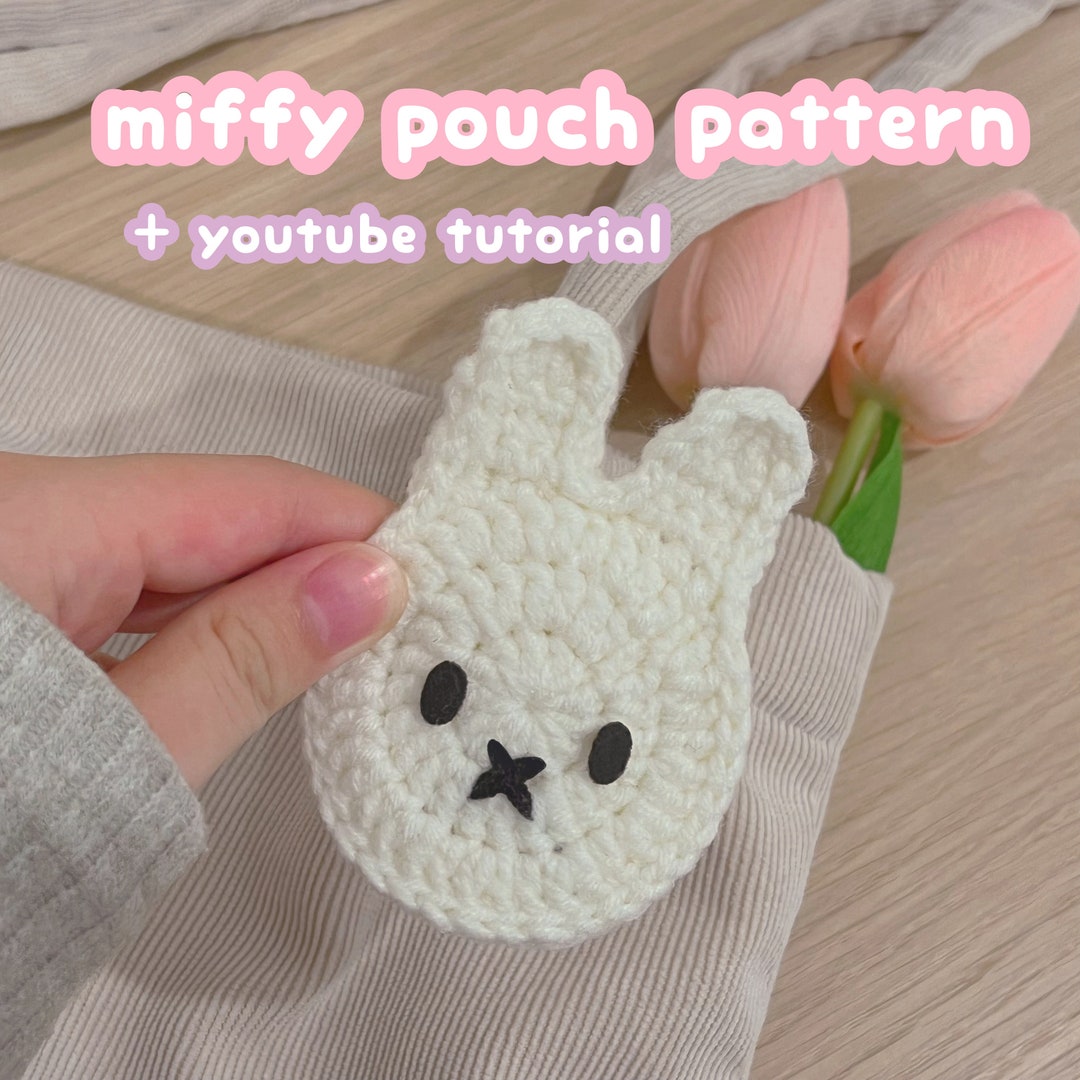 Crochet Miffy Bag Charm / Pouch PDF Pattern | Beginner-friendly Crochet ...