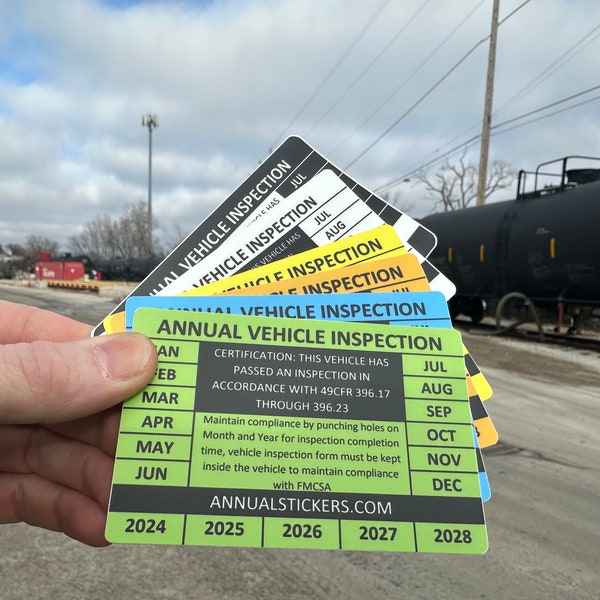 Inspection Stickers - Etsy