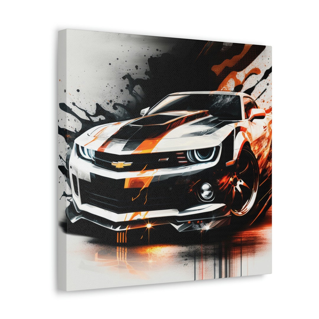 Sports Car Canvas Abstract Background - Etsy