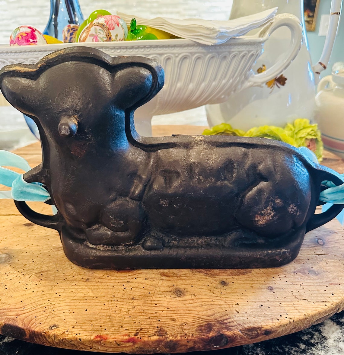 Antique Griswold Lamb Mold - Etsy
