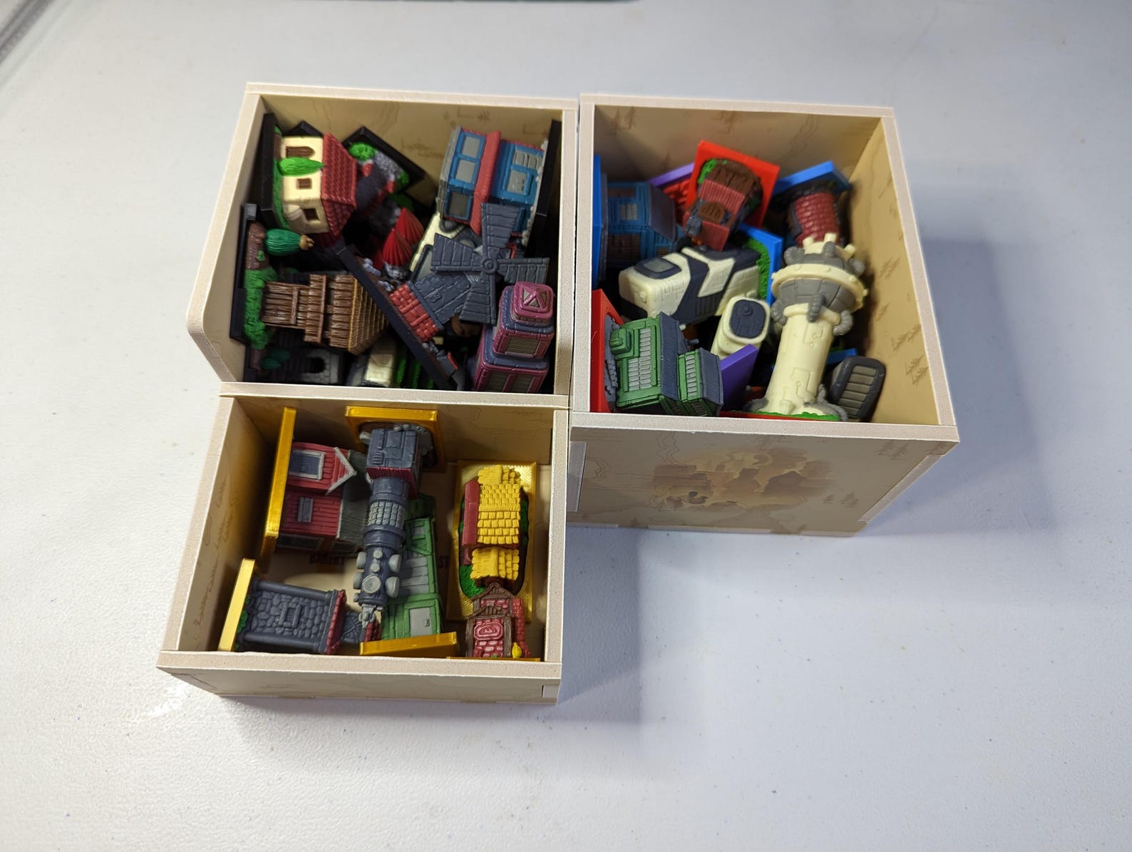 Tapestry Board Game - Snap on Bases for Landmarks - Etsy