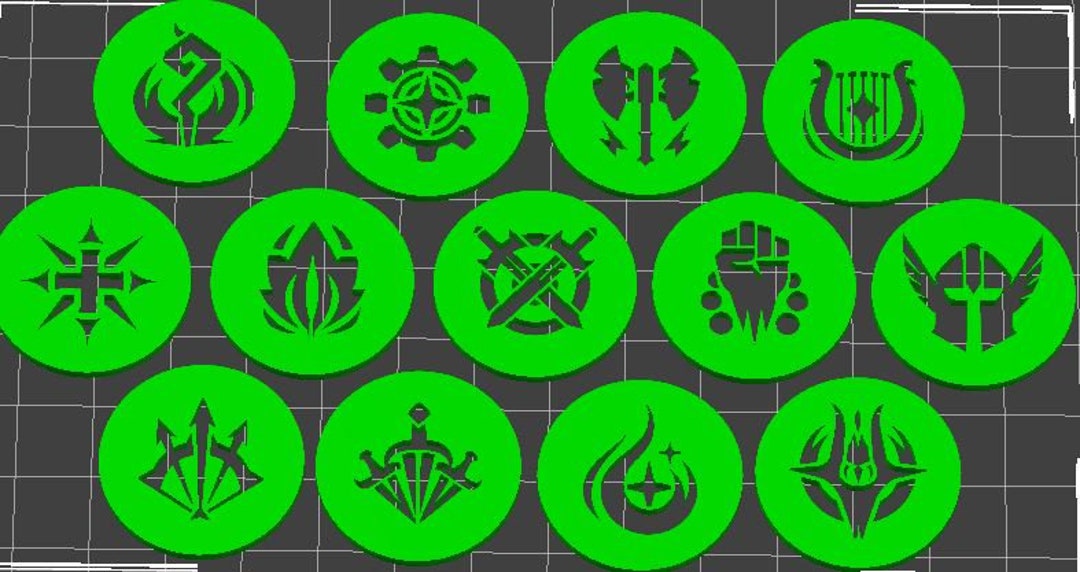 Player Charter Table Top Token Disks | Dnd, D&D, Pathfinder, Table Top ...
