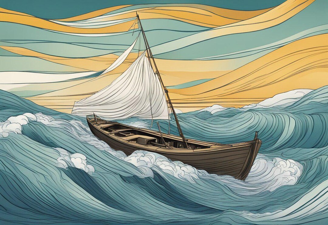 Magical Vessel of Fortitude – [boat in Rough Seas] - Etsy