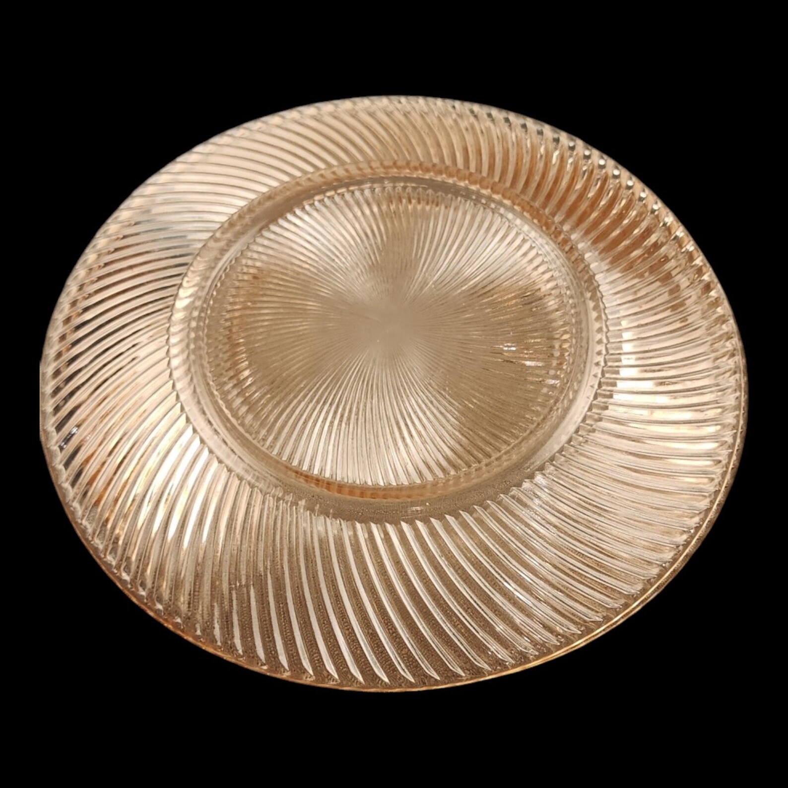 Diana Pink Depression Plates 9.5" Set of Two - Etsy