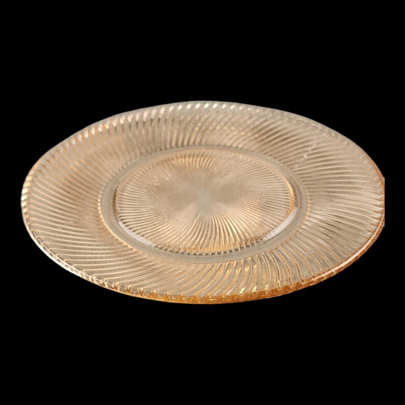 Diana Pink Depression Plates 9.5" Set of Two - Etsy