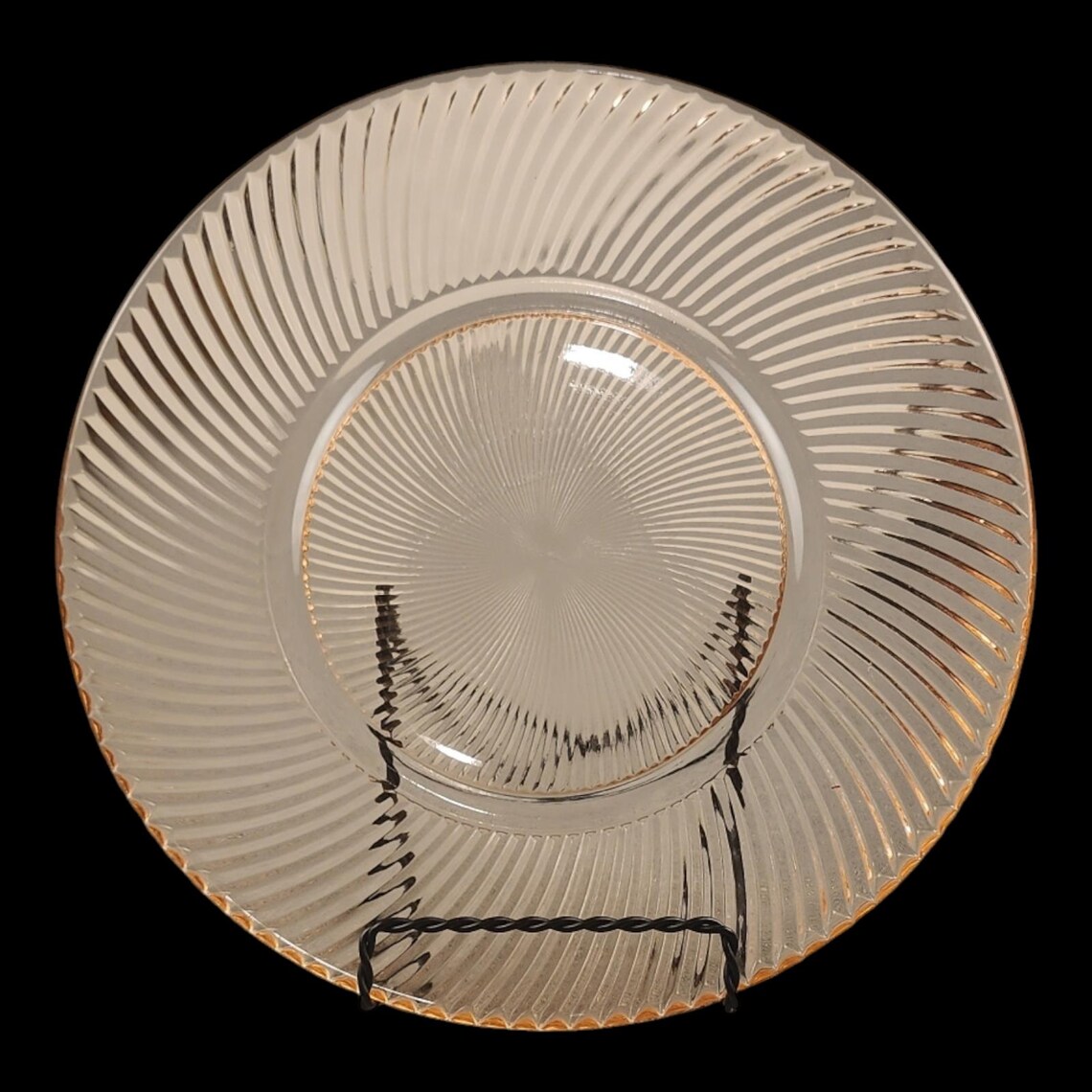 Diana Pink Depression Plates 9.5" Set of Two - Etsy