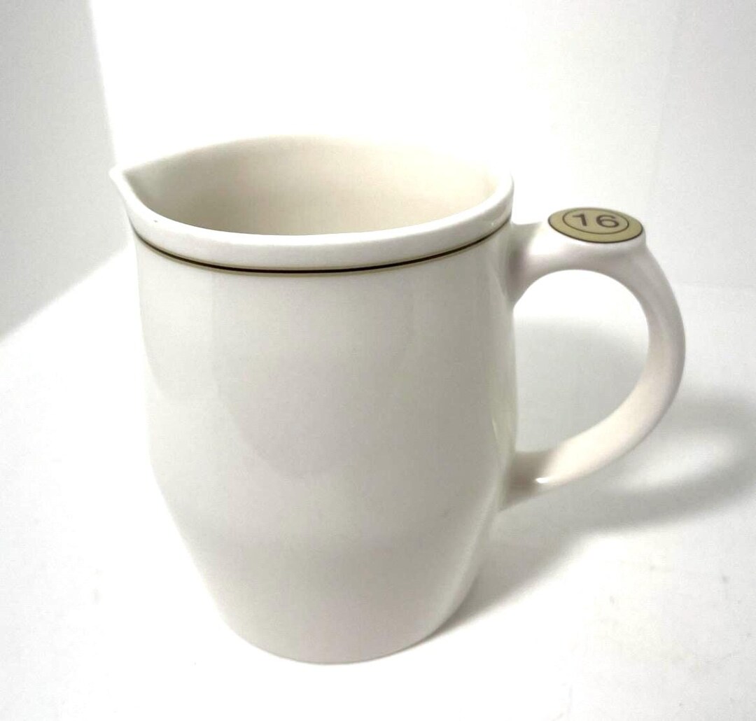 Starbucks Coffee 16 Oz White Milk Frother Creamer Pitcher Jug 2008 - Etsy
