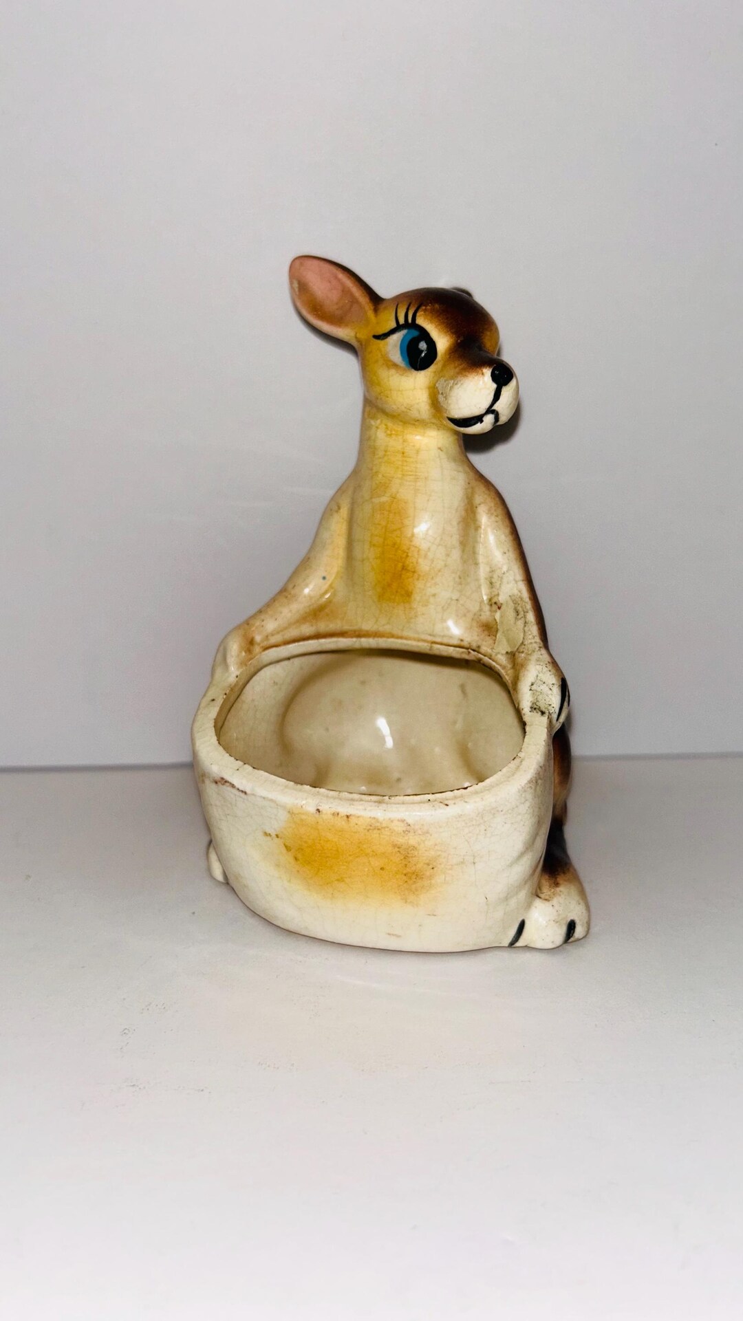 1950s Vintage Dee Bee Co Anthropomorphic Mama Kangaroo Salt and Pepper ...