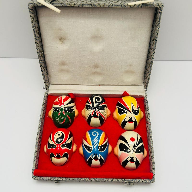 Chinese Opera Masks - Etsy