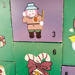 Thomas Pacconi Classics Wood Christmas ADVENT CALENDAR Drawers W/ 21 Ornaments - Etsy