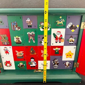 Thomas Pacconi Classics Wood Christmas ADVENT CALENDAR Drawers W/ 21 Ornaments - Etsy