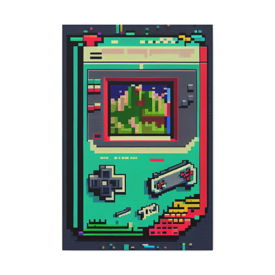 Retro Game | Canvas Gallery Wraps - Etsy