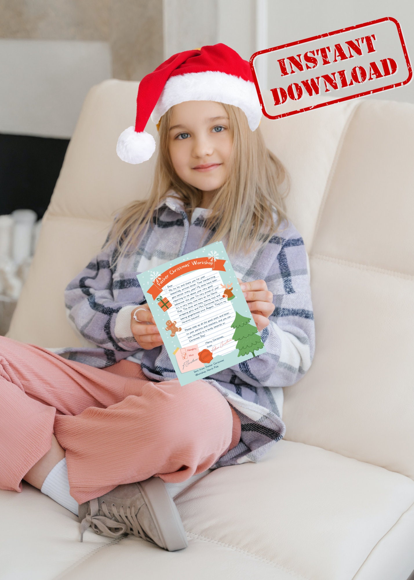 Letter to Father Christmas Printable Template to Print Letter to Father ...
