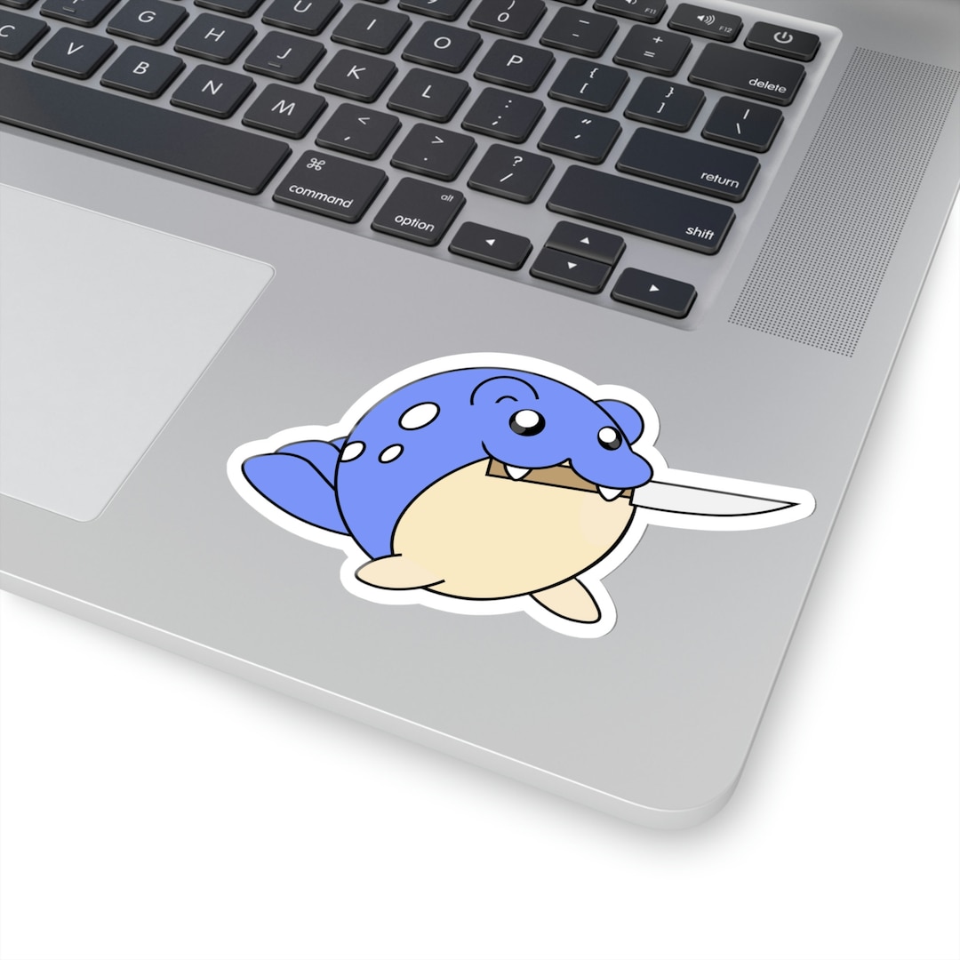 Spheal Sticker! With a Knife! - Etsy
