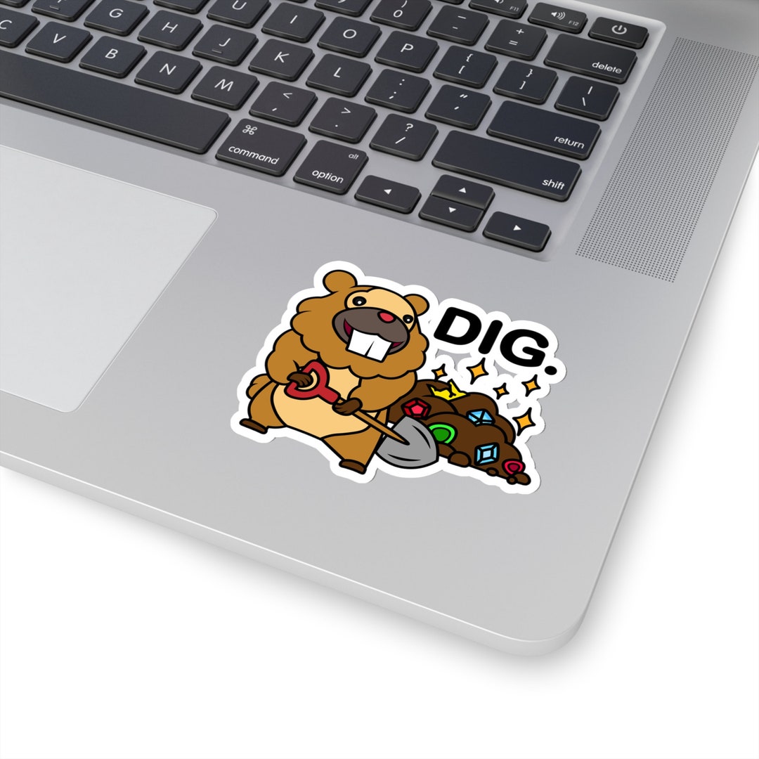 Bidoof Use Dig! Sticker - Etsy
